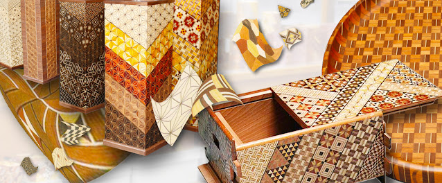 Hakone wood mosaic | Authentic and mesmerize Japanese marquetry